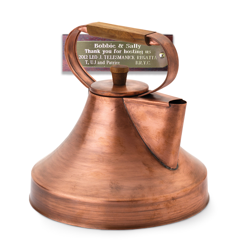 AGA Correa & Son since 1969 - Copper Captains Kettle Tin Lined - Jewelry